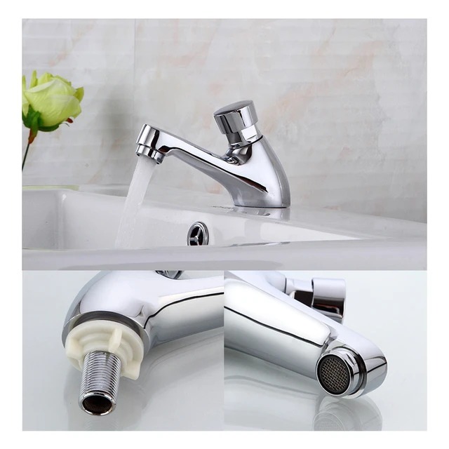 Push sink faucet automatic hand washing sink faucet | Shopee Malaysia