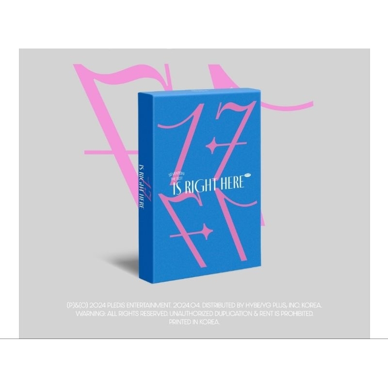 Seventeen 17 IS RIGHT HERE BEST ALBUM OFFICIAL ALBUM DEAR VER UNSEALED | Shopee Malaysia