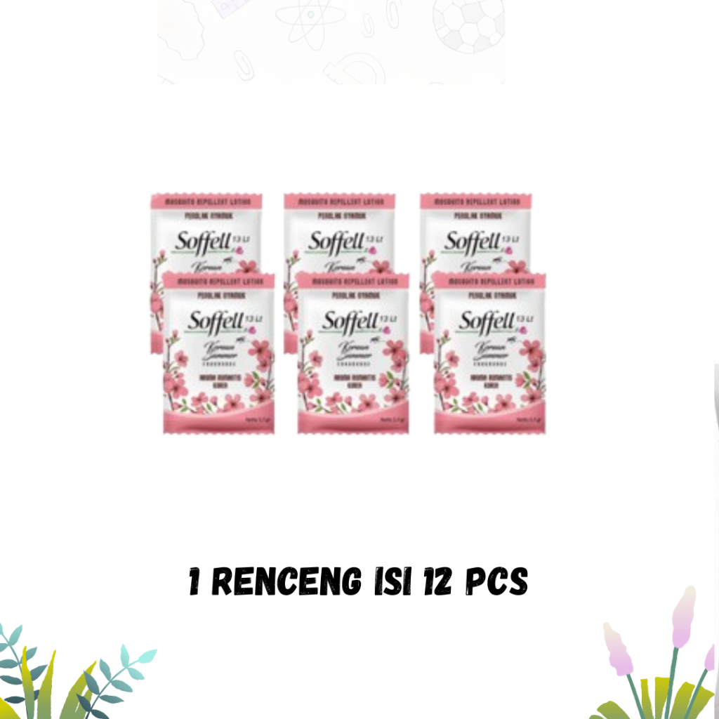 SOFFELL 5.5gr SACHET PACKAGING / KOREAN SUMMER FRAGRANCE KOREAN ROMANTIC AROMA (1 pack contains ...