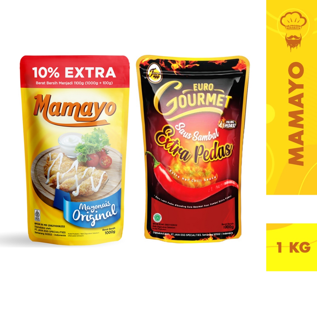 [1 KILO] Mamayo Mayonnaise 1 kg Mayonnaise Original Mayonnaise Extra ...