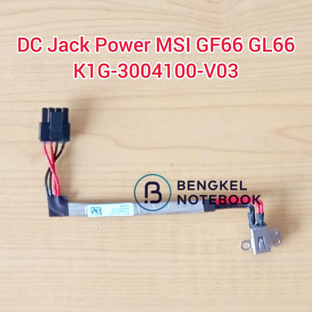 Dc Jack Power MSI GF66 GL66 11UE 11UG 11UG 11UEK 11UG 11UG 11UH MS1581 ...