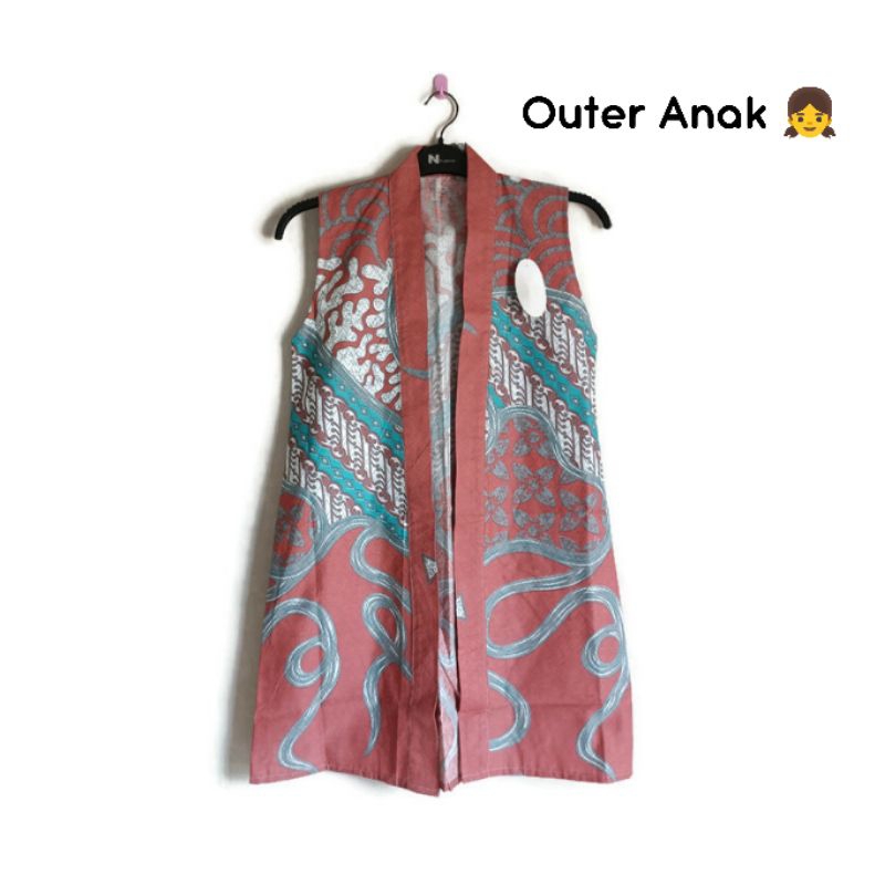 Children's OUTER BATIK VEST Children's OUTER BATIK VEST | Shopee Malaysia