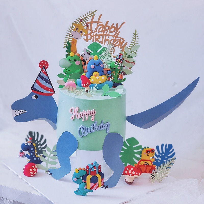 Jungle Topper/Dino Topper/birthday Topper/Cake Topper | Shopee Malaysia