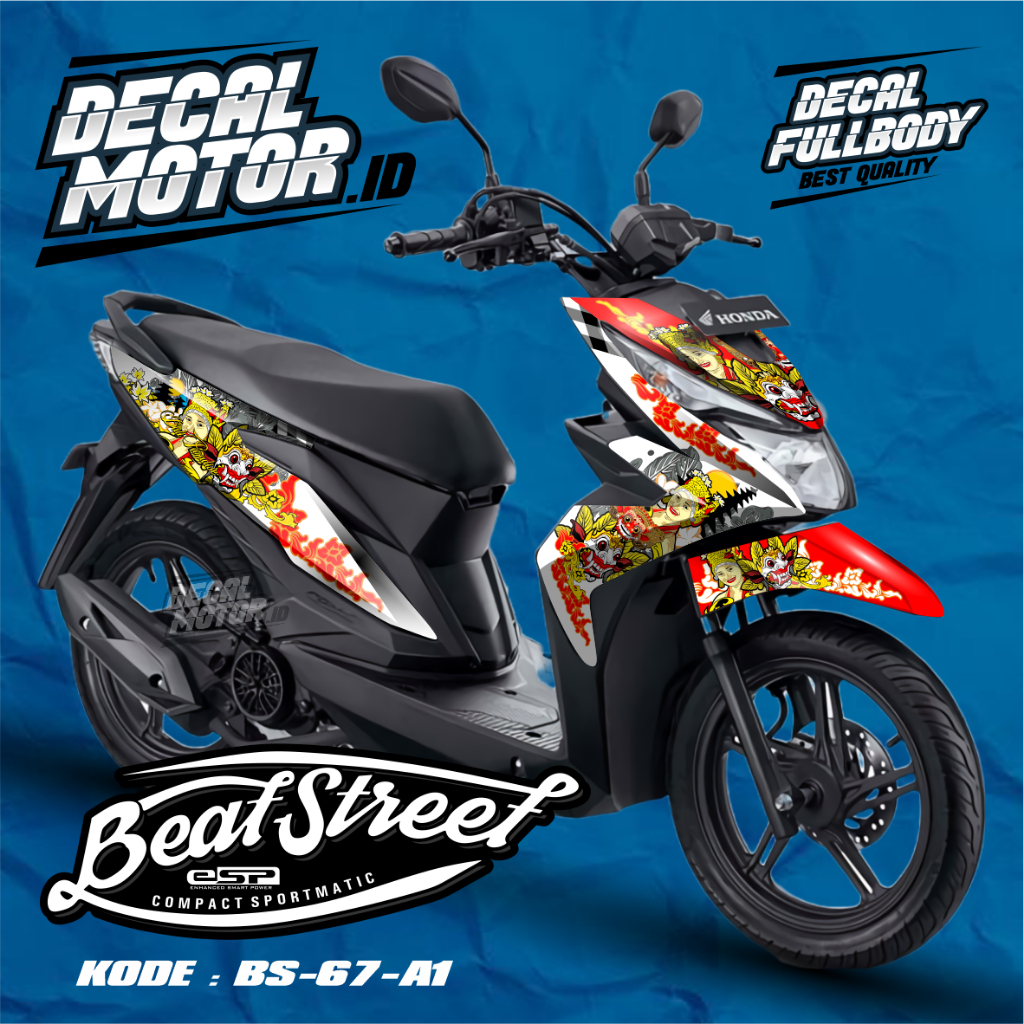 2016 - 2019 Beat Street Decal Sticker with Custom Barong Series Motif ...
