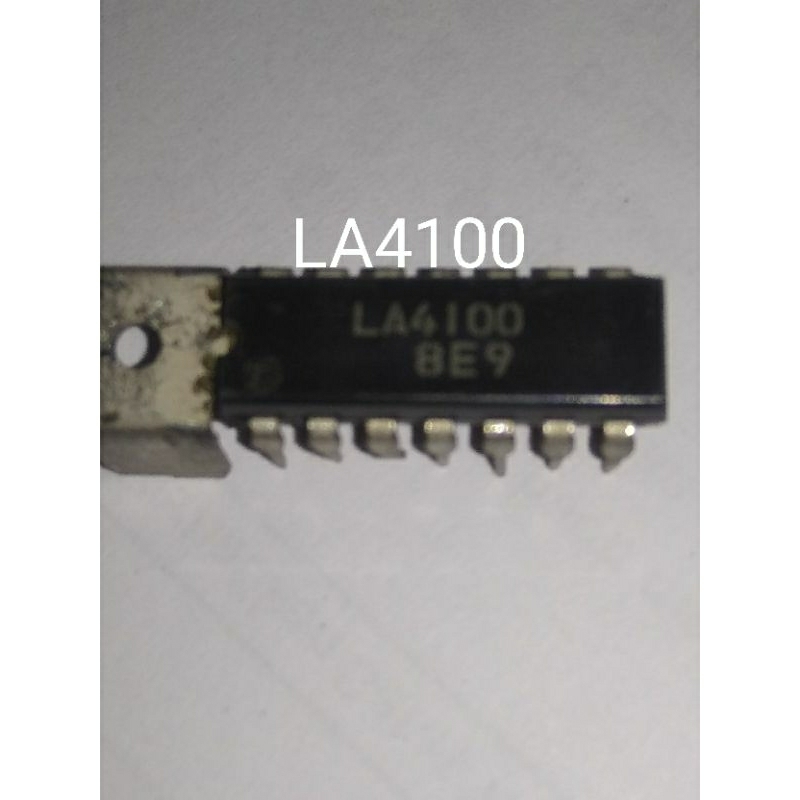 Ic LA4100 2-CHANNEL AF POWER AMP, FOR RADIO, TAPE RECORDER | Shopee Malaysia