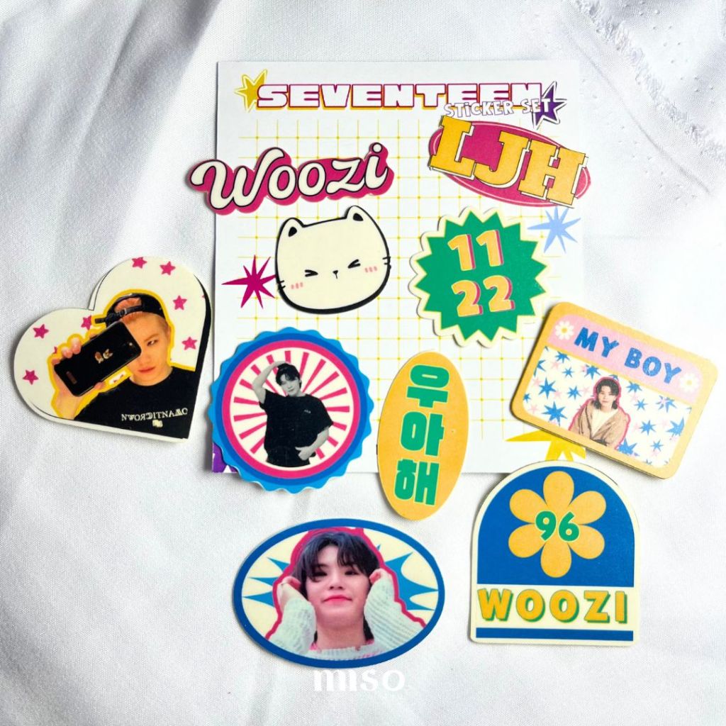 Seventeen Sticker Packs / Seventeen Members Sticker / Sticker Set Packs ...