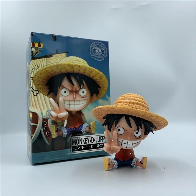 Action Figure Monkey D Luffy Peace/Peace Luffy/Luffy Face Two Finger Pose | Shopee Malaysia