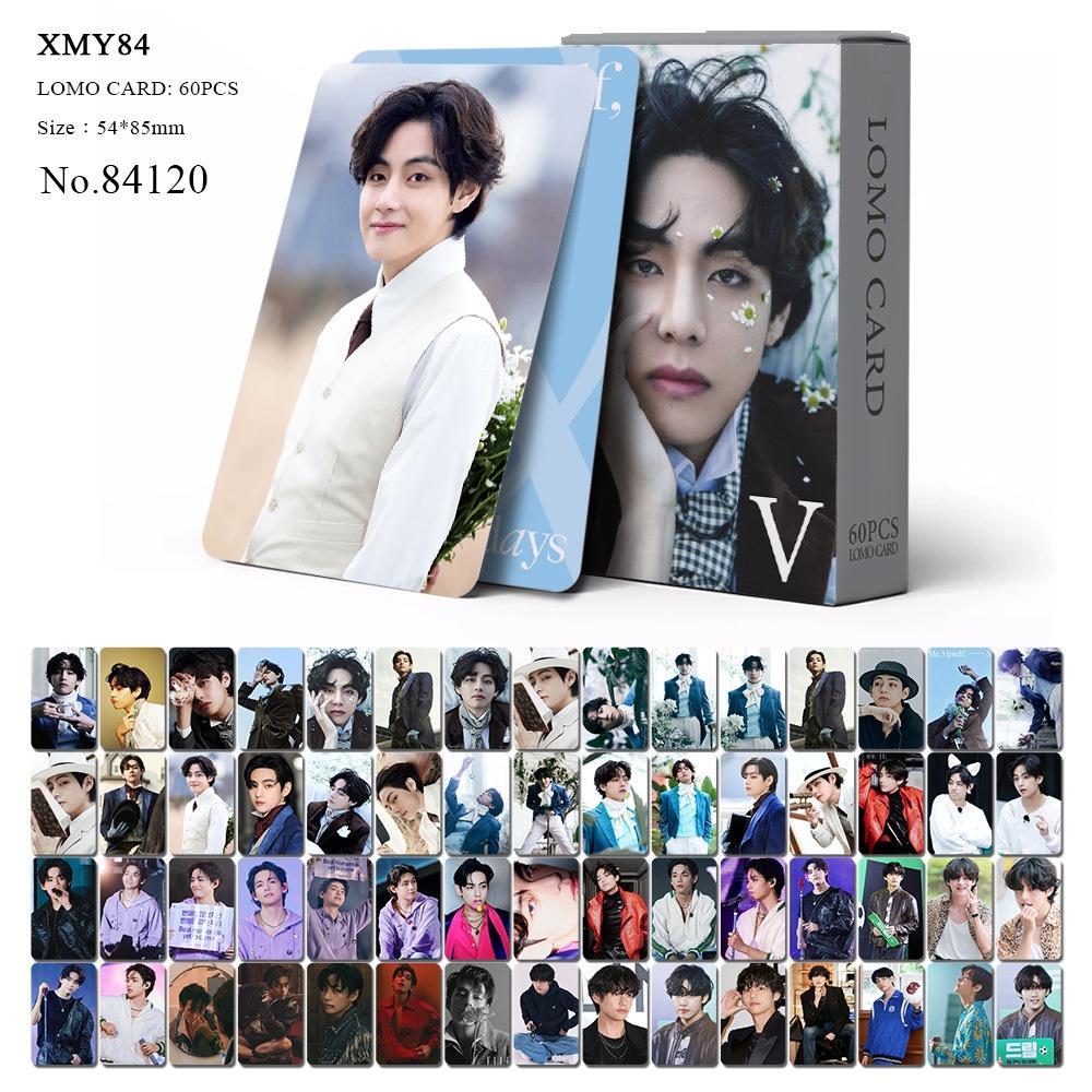 Lomocard 1 Pack Contains 60pcs Kpop 2-sided Images Alternating BTS ...