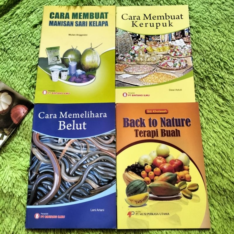 Original BOOK CULTIVATION HOW TO MAKE SWEETS COCONUT SARI CRACKERS MAINTAIN BACK TO NATURE FRUIT ...