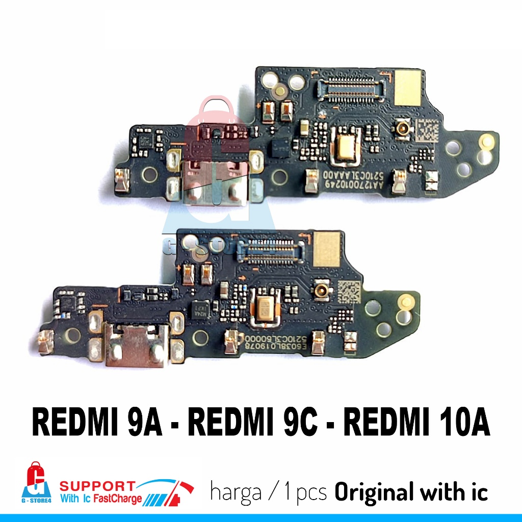 Flexible PCB CAS BOARD CONNECTOR CHARGER MIC XIAOMI REDMI 9A 9C 10A ...
