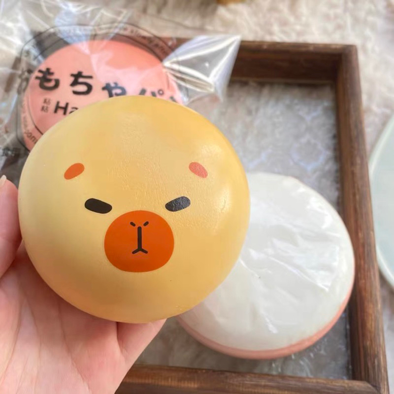 Perfect CONDITION] Squishy Licensed Hachimi Kapibara/Capybara Milk Bun ...