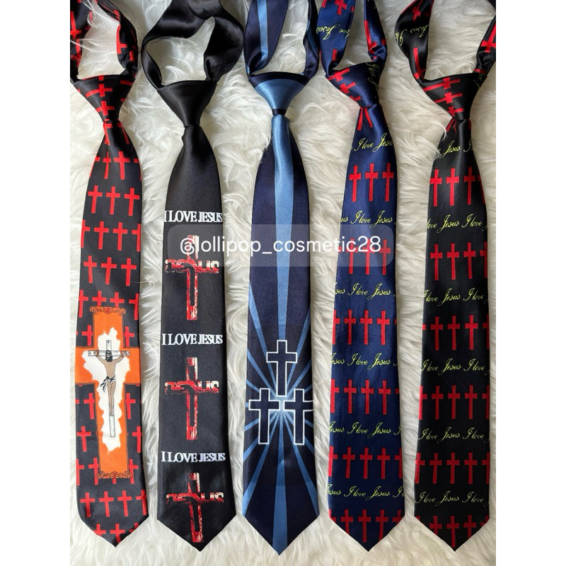 Church TIE/ YESUS TIE/ CROSS TIE/ ROHANI TIE | Shopee Malaysia