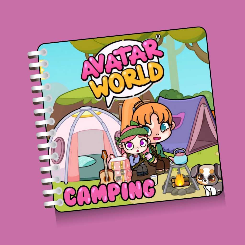 Avatar World Paper Book Camping Edition Children's Toy Disassemble ...
