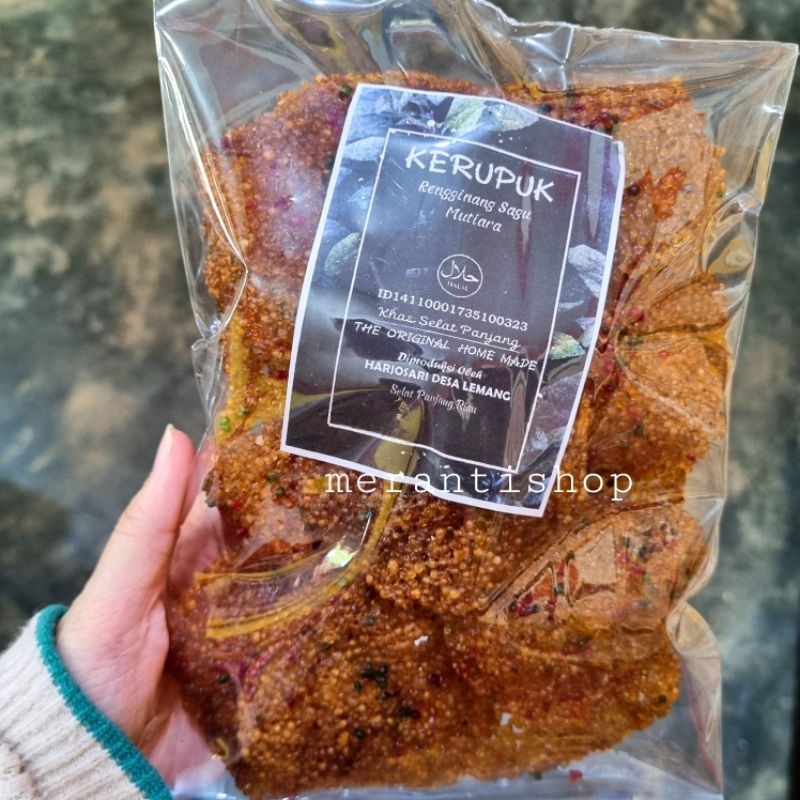 Pearl Sago Regginang Crackers -+190gram Typical Of The Long Strait ...
