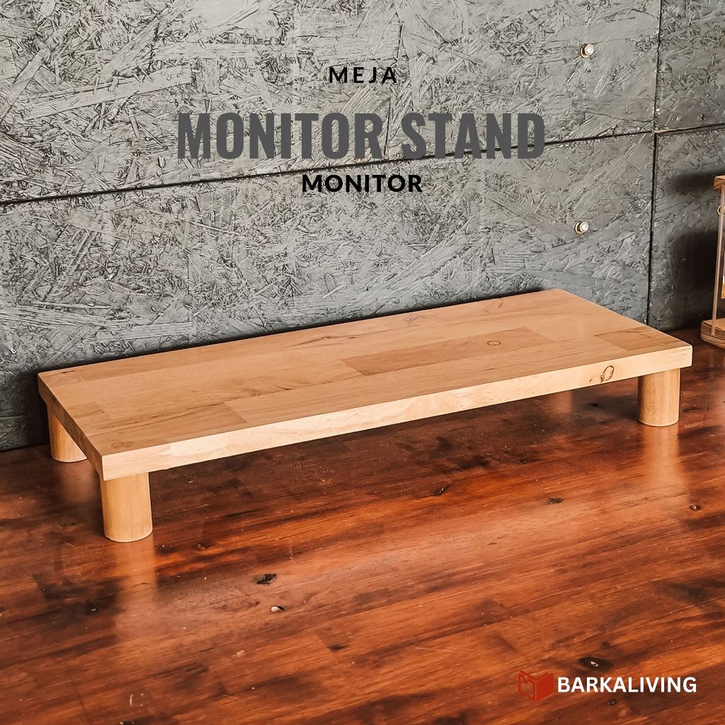 KAYU Wooden Laptop Stand Riser Long Monitor Desk | Monitor Laptop Stand ...