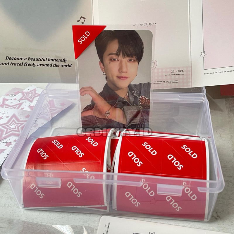 MINIMAL [MINIMUM Buy 4 SELECTION] STICKER SOLD PHOTOCARD CARD KPOP ...