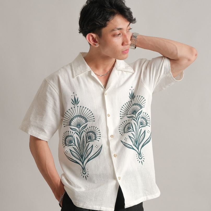 Hatta Studios - Rozaes Oversized Shirt White | Shopee Malaysia