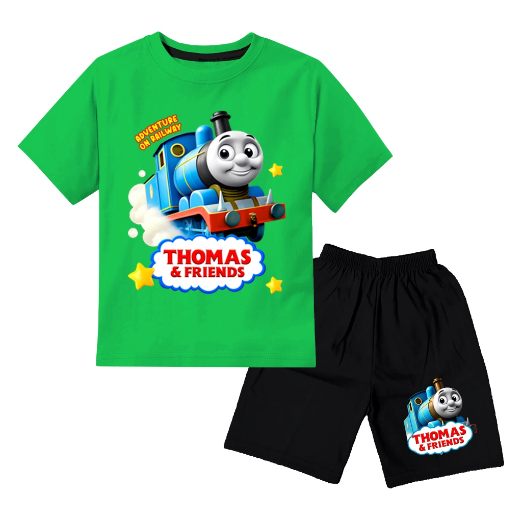 KATUN Thomas motif boys' t-shirt set, ages 1-10 years, premium cotton ...