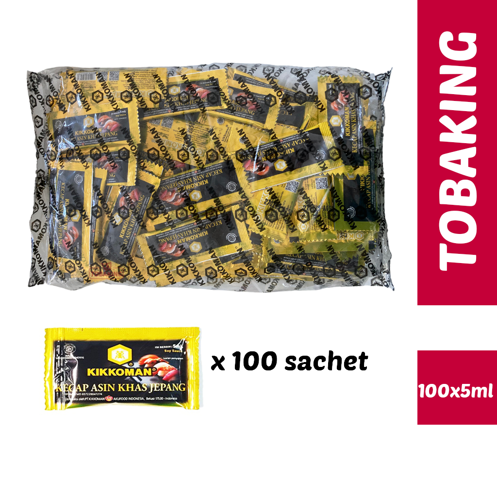 Kikkoman Soy Sauce Sachet Soy Sauce Sachet 5ml x 100 pieces | Shopee ...