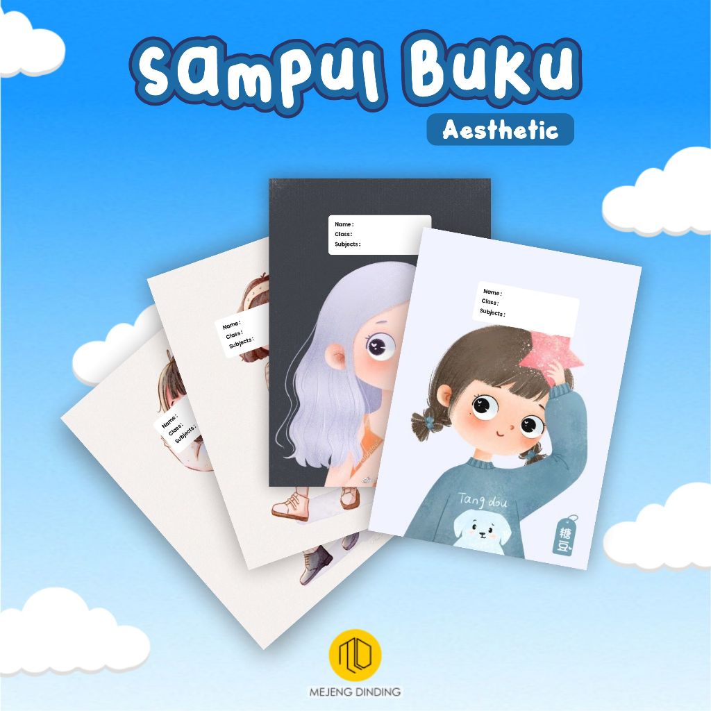 10pcs Aesthetic Book Covers/Girls MOTIF Book Covers/A5/B5 Book Covers ...