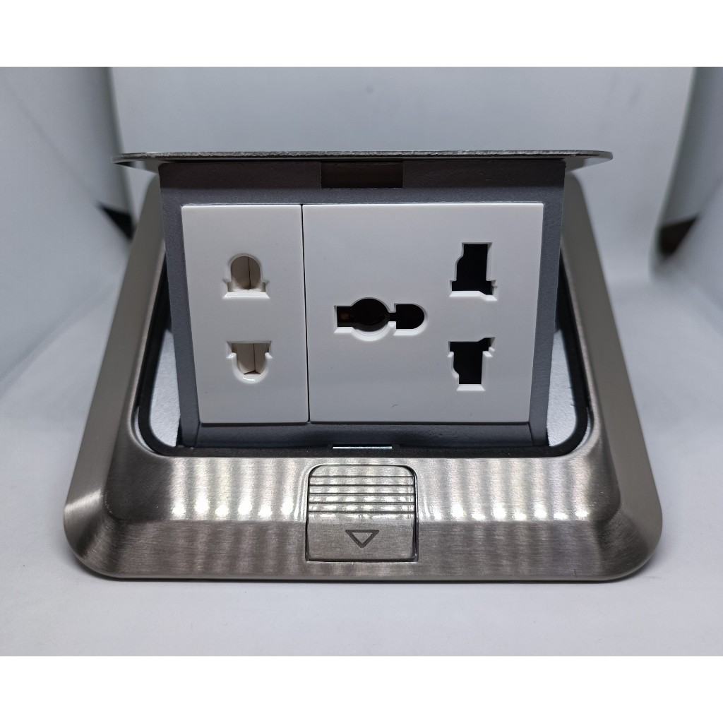 SIMON FLOOR OUTLET WITH MULTI STANDARD & TWO PIN / FLOOR STOP CONTACT ...