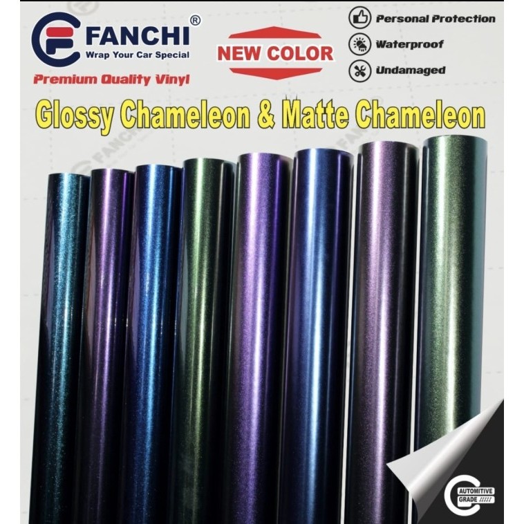 Fanchi MATTE/GLOSS CHAMELEON SERIES Stickers (PER METER) | Shopee Malaysia