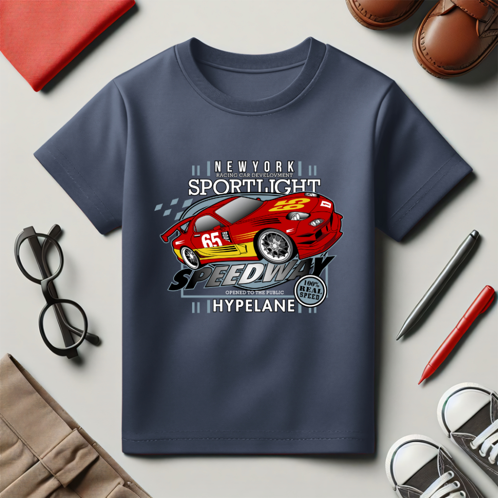 Distro T-Shirt for Boys with Cool Car Characters Ages 1 - 10 Years ...