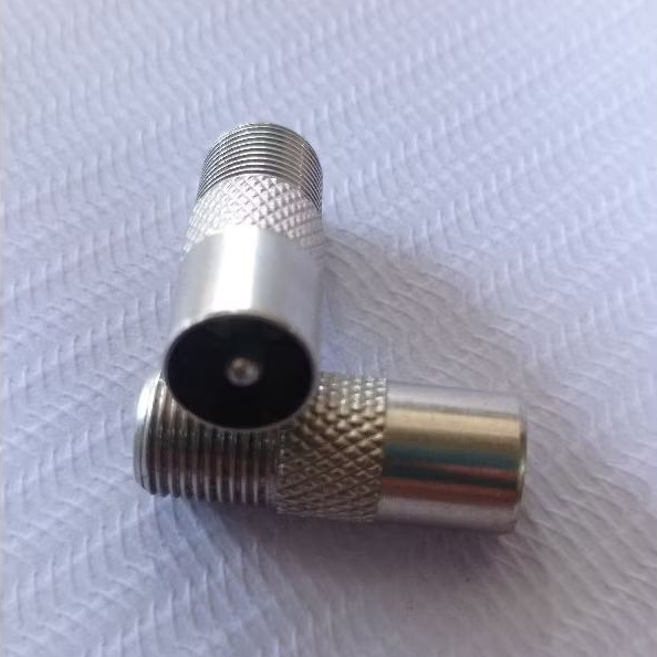 Male Iron Antenna Jack/drat tv Connector Connector | Shopee Malaysia