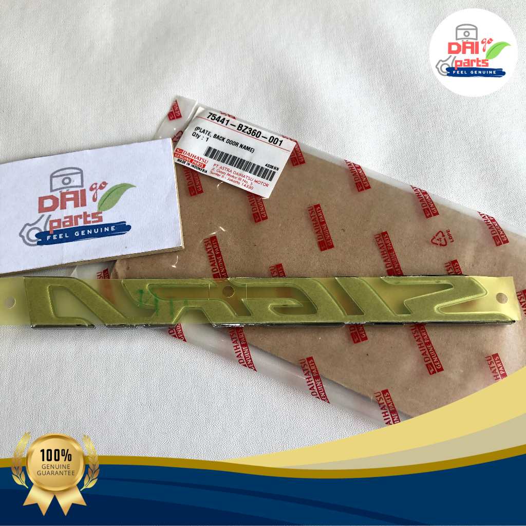 Rear Emblem Luggage Writing Logo "Sigra" Original Daihatsu | Shopee ...