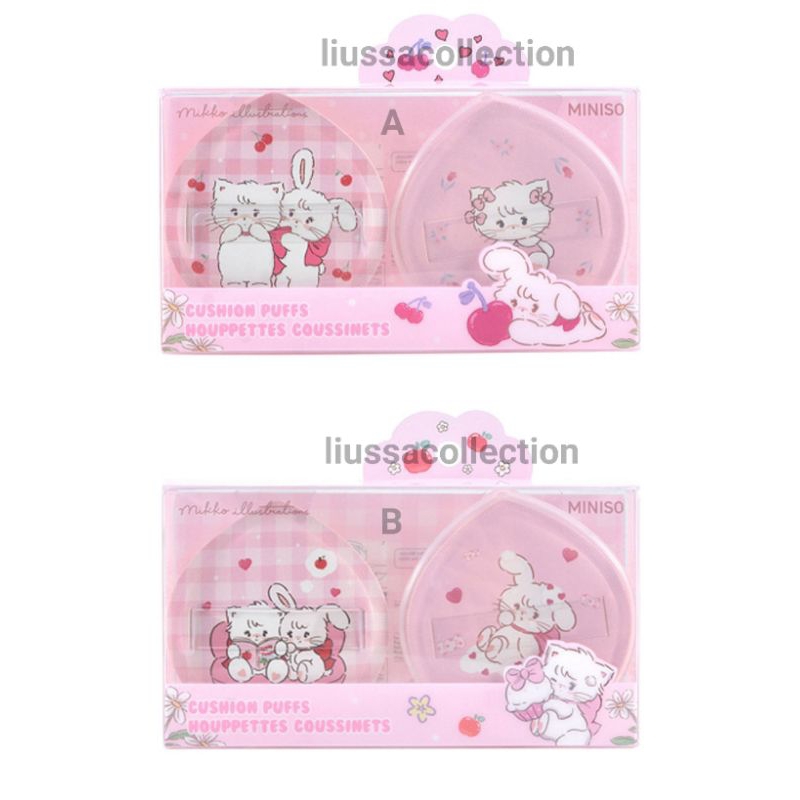 Makeup Puff Miniso - Mikko Collection Large Cushion Puffs (2Pcs with ...