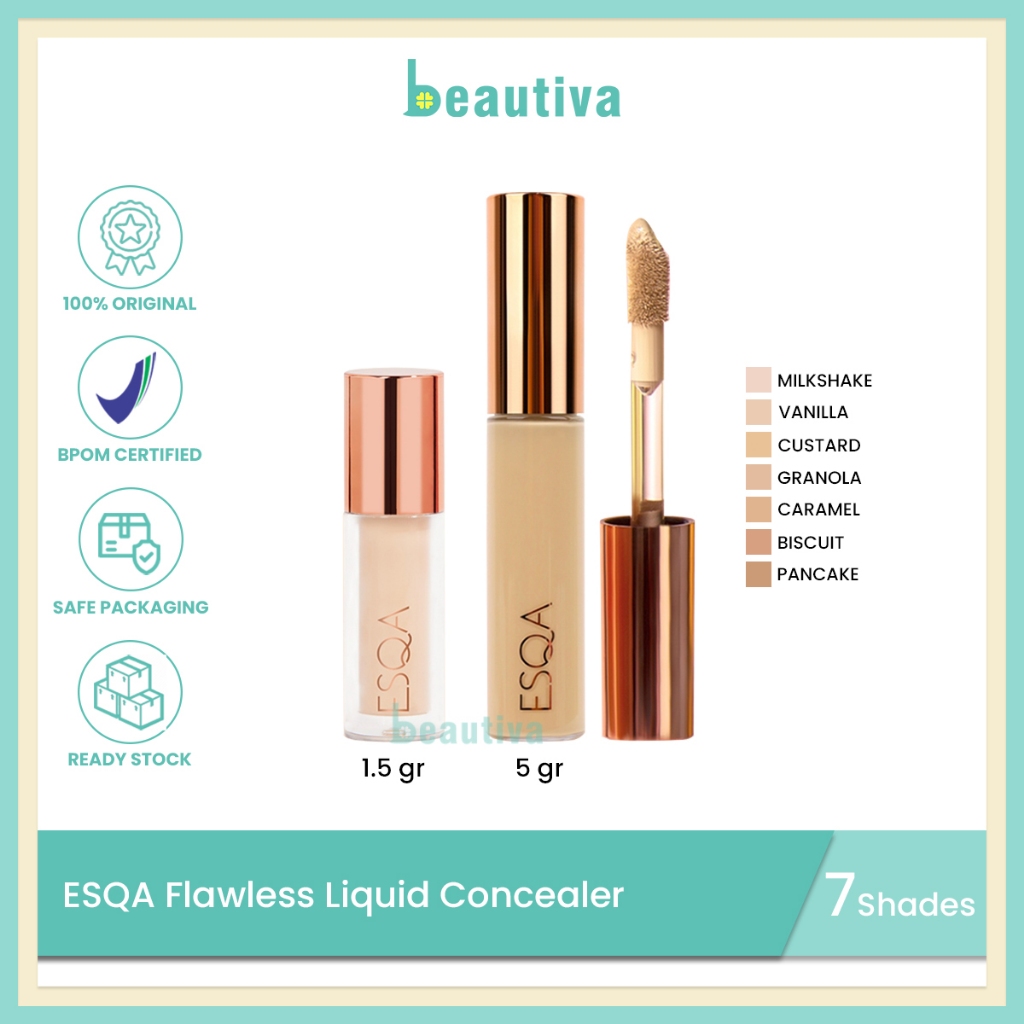 ESQA Flawless Liquid Concealer | Shopee Malaysia