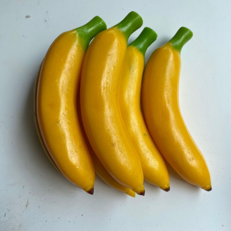 REPLIKA Banana fruit replica (1pcs) / ambon banana / Fruit replica ...