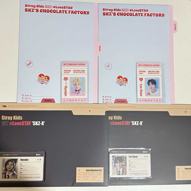 Stray Kids SKZ ID File Set Lovestay Fanmeeting SKZ-X Chocolate Factory ...