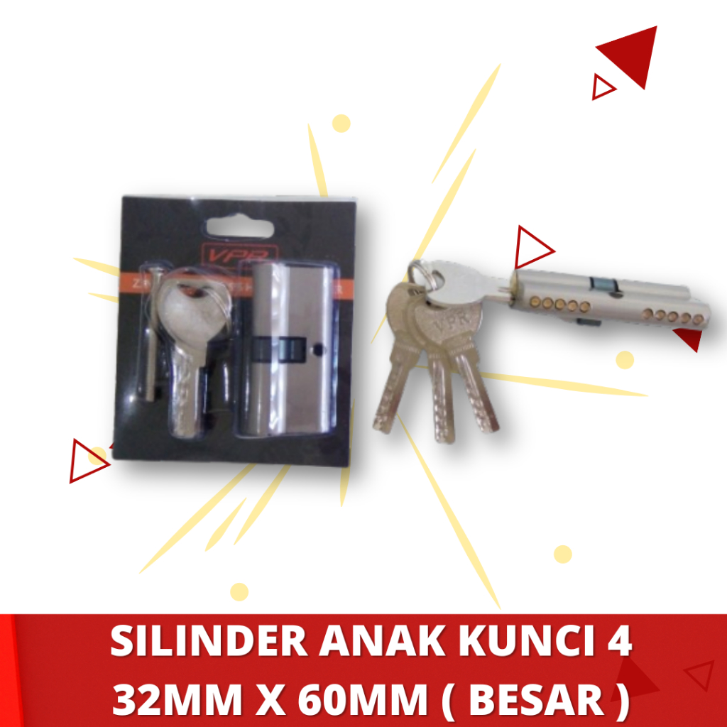 60mm X 32MM Lock CYLINDER/4-Door Lock CYLINDER/Home Lock CYLINDER ...