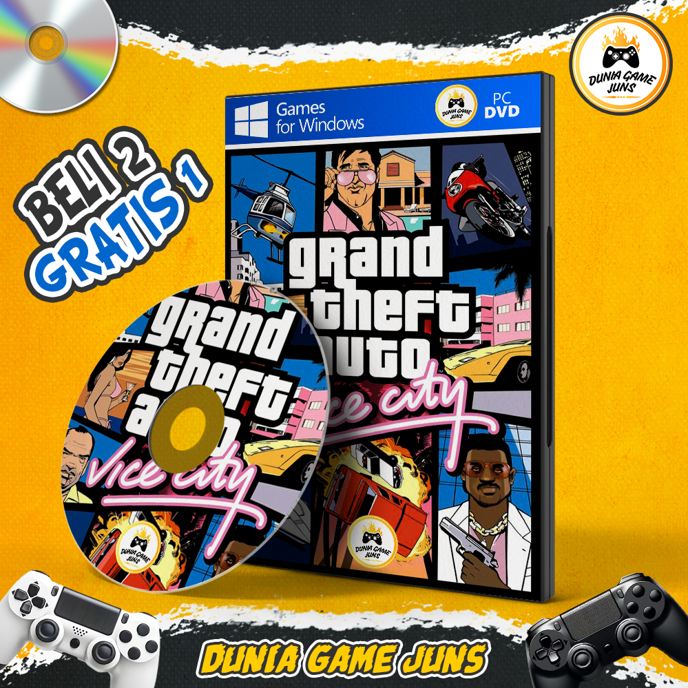 Gta Vice City | Grand Theft Auto Vice City | Cd/dvd | Pc/computer ...