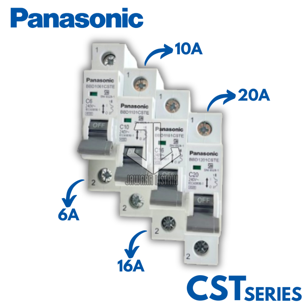 Panasonic MCB 1P CIRCUIT BREAKER 1 PHASE 4,5KA SNI CST | Shopee Malaysia