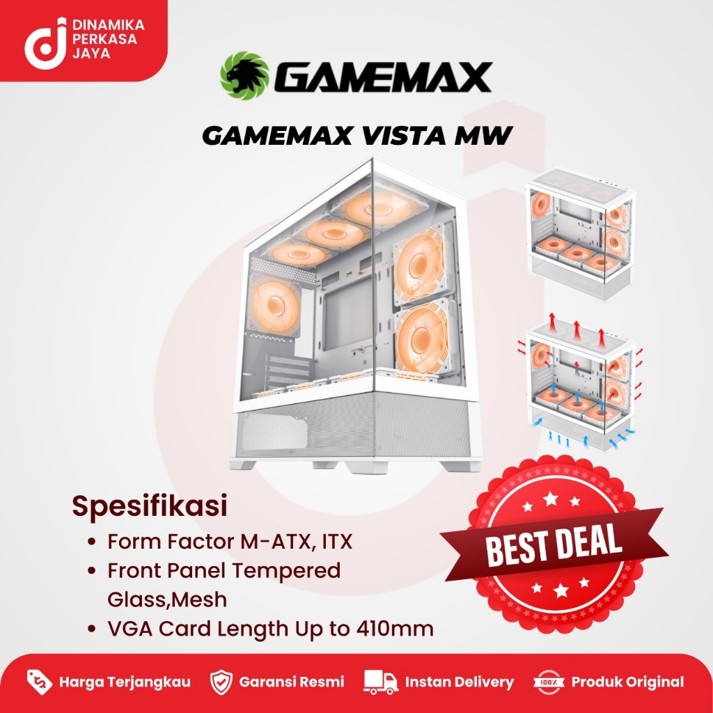 Gamemax Vista MW Casing | Shopee Malaysia