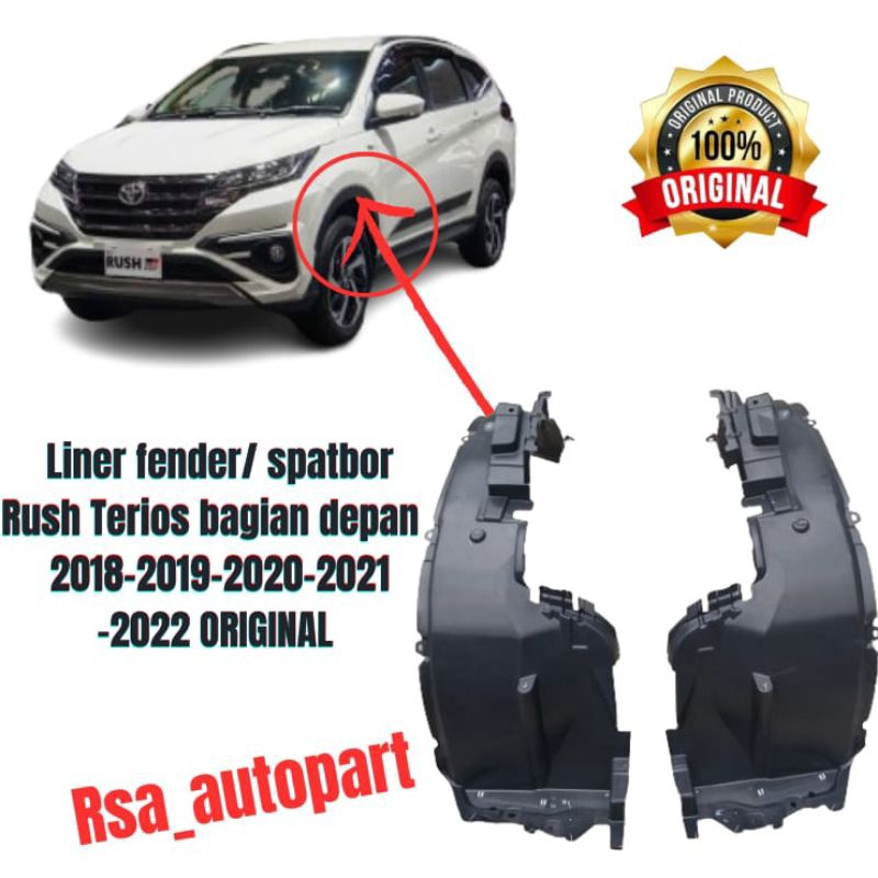 TERIOS FRONT FENDER / SPATBOARD RUSH 2012-2016-2019-2020-2021-2022 ...