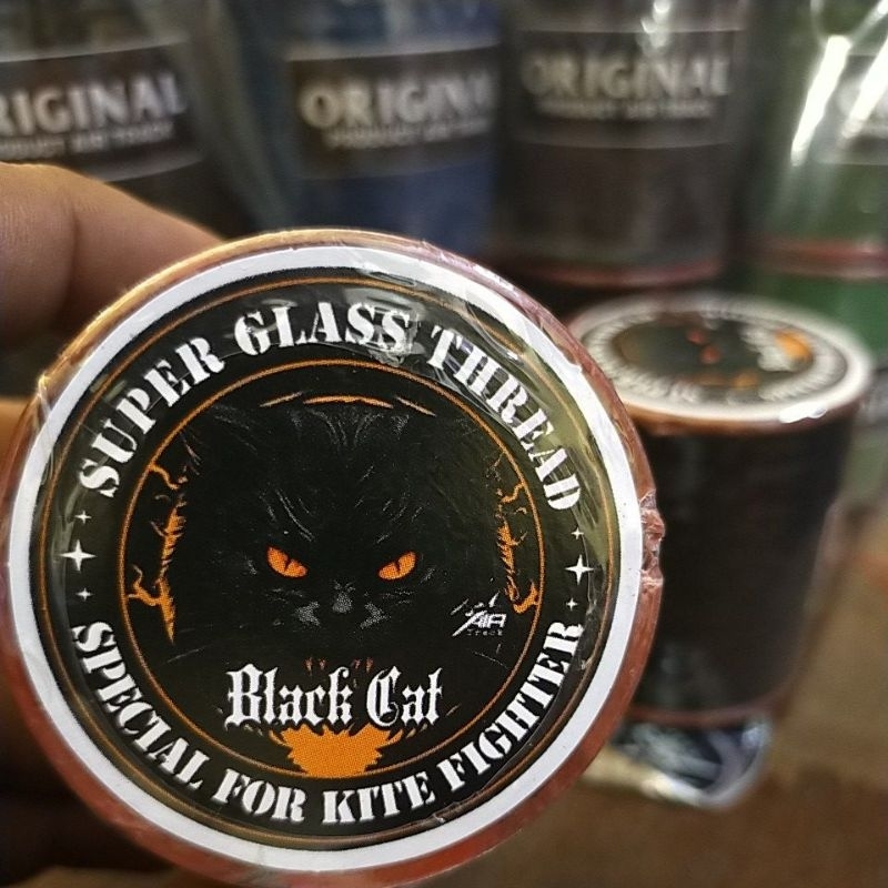 1 Slop Glass String Kites BLACK CAT klos BB bodong (DT) bonit 1300 ...