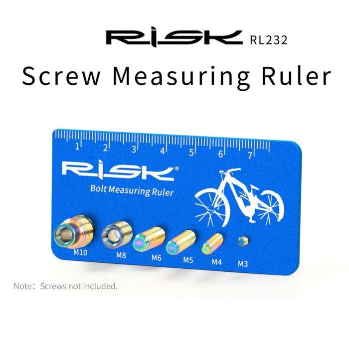 Risk tool For Measuring The Size Of The Bicycle Bolt Screw Measuring ...