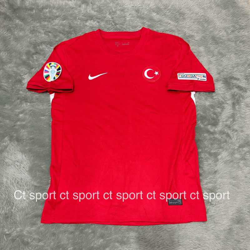 MERAH (FULL Patch euro) turkish home euro 2024 jersey imported go ...