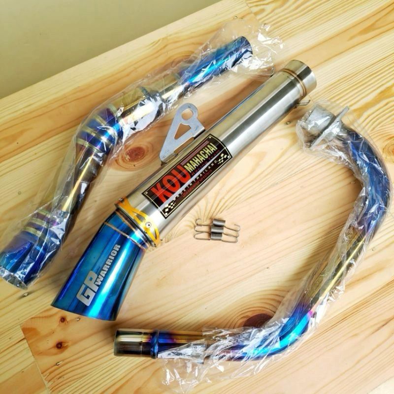 Big Elbow Kou Mahachai 51mm Open Pipe Raider 150 RS 150 Snper 135 150 ...