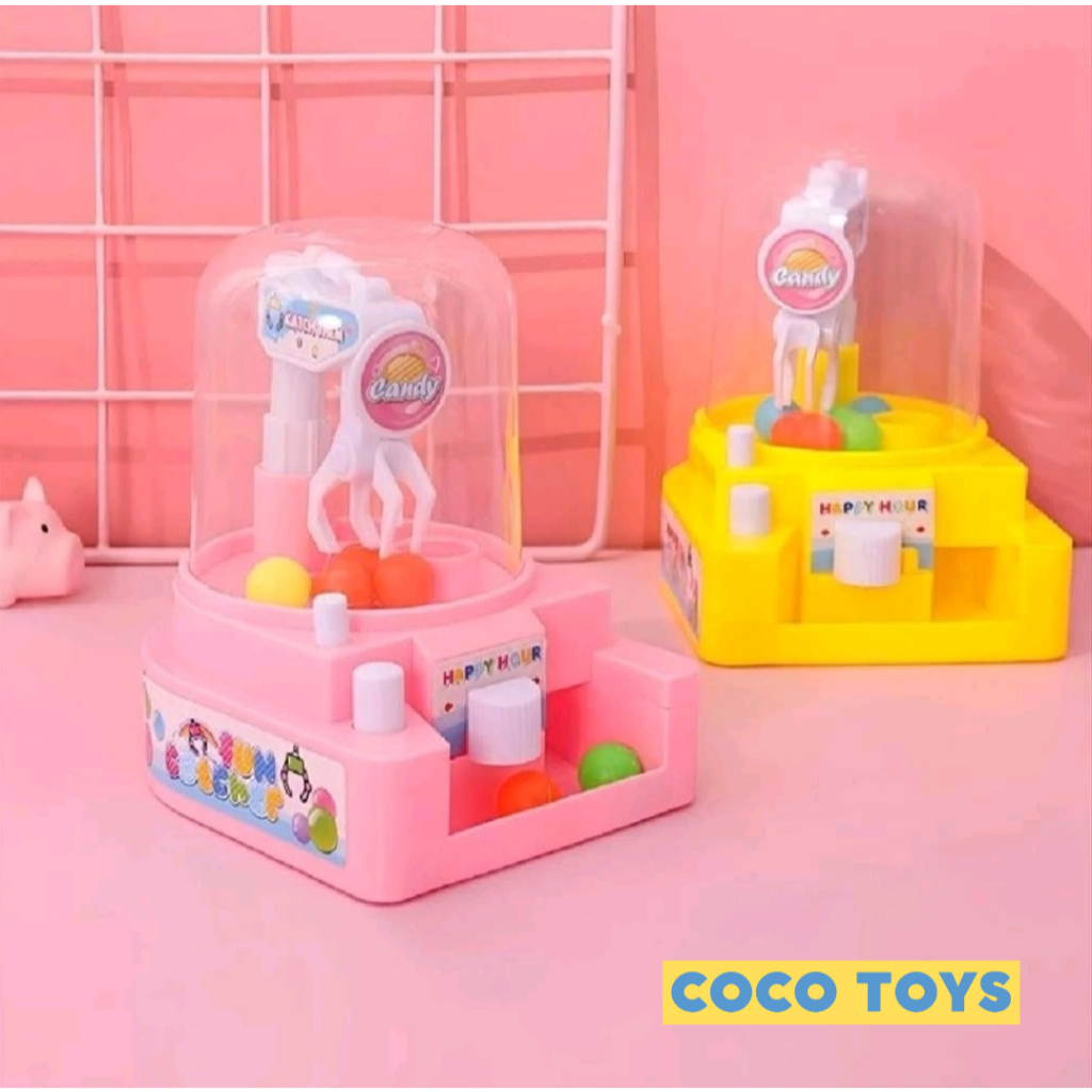 MESIN Mini Ball Capitan Claw Machine Toy - Claw Machine Ball - Children ...