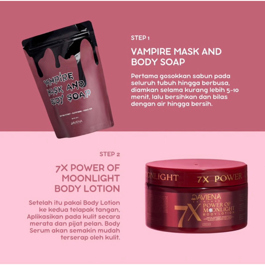 Daviena Body Lotion VAMPIRE SOAP Daviena Hand Body Dosting Original ...