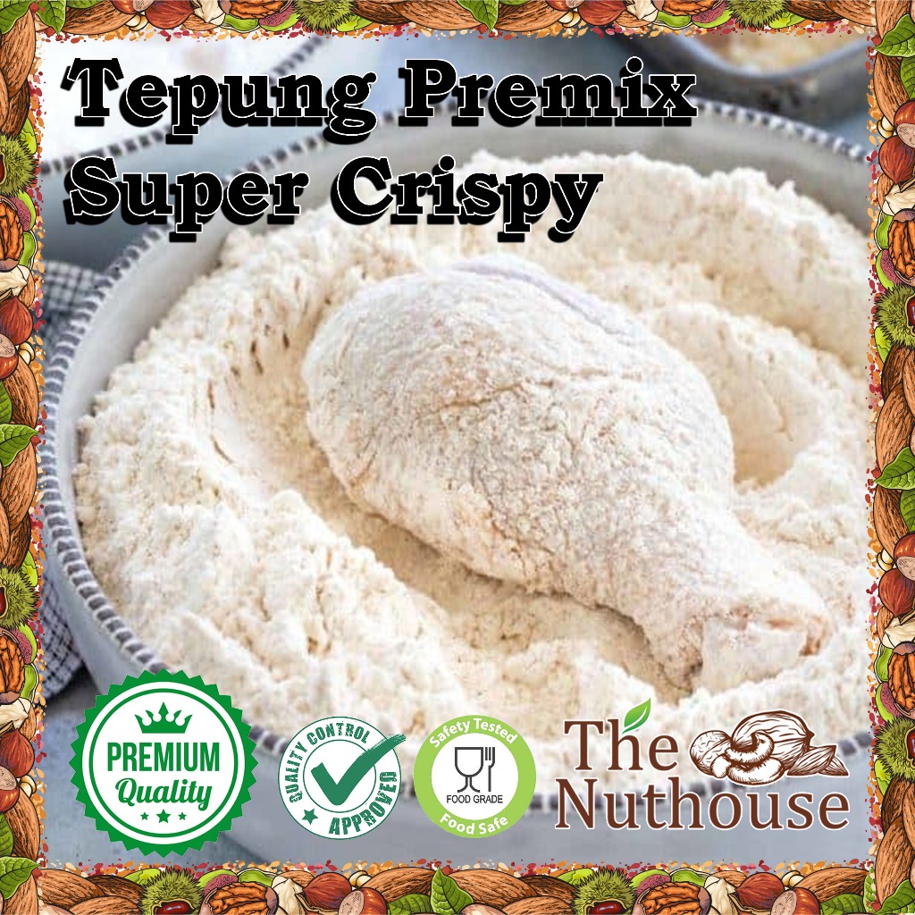 Super Crispy Kentucky Premix Flour/Crispy Fried Chicken Flour 1kg/500gr ...