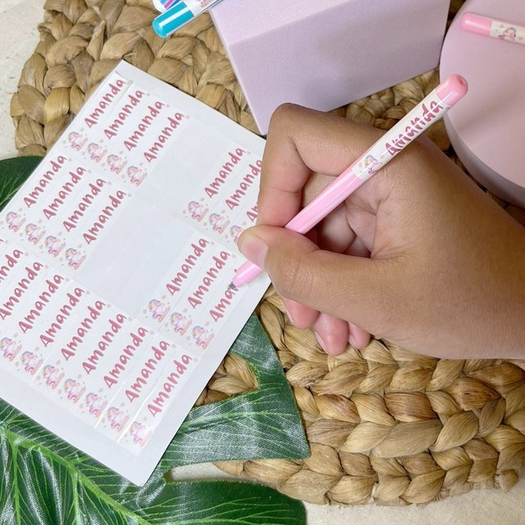 Pen Sticker/WATERPRROOF Sticker/Name LABEL Sticker/Waterproof Name ...