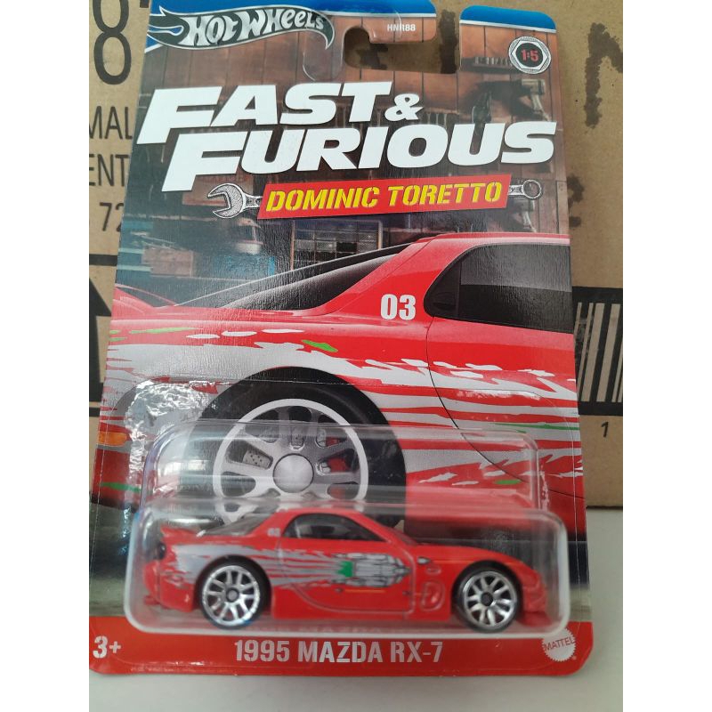 Hot wheels fast and furry 1995 Mazda RX7 Dominic toretto | Shopee Malaysia