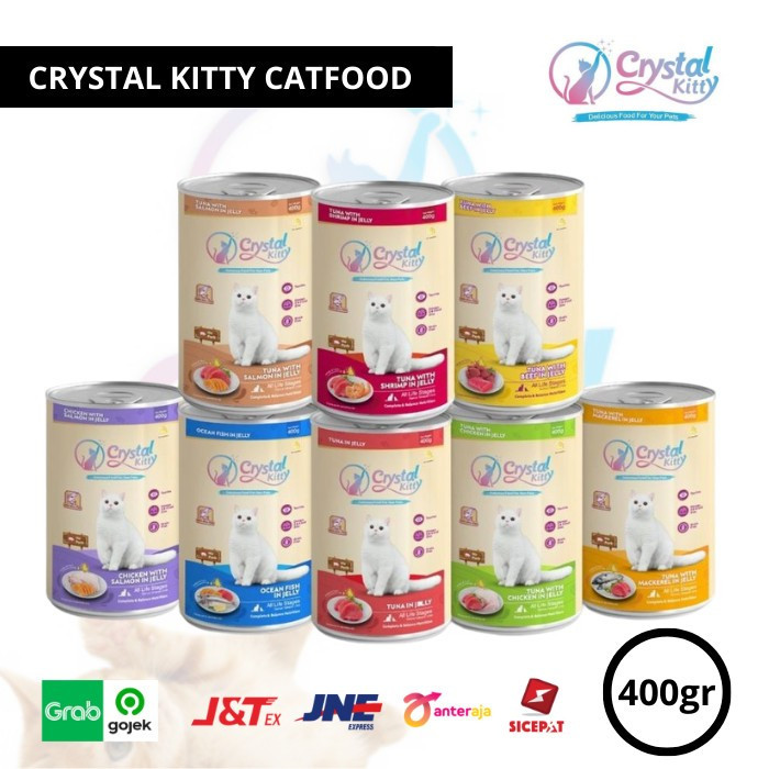 Crystal KITTY WETFOOD 400gr/canned Wet Cat Food | Shopee Malaysia
