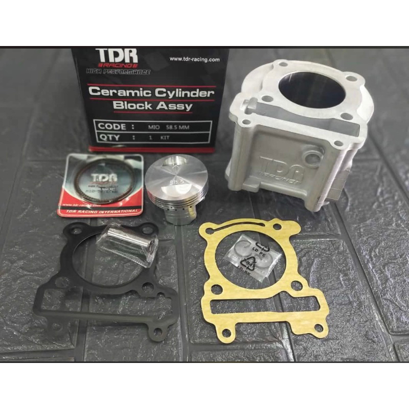 TDR Block Piston Forged Piston Kit Bore Up Yamaha MIO Sporty - 58.5 mm ...