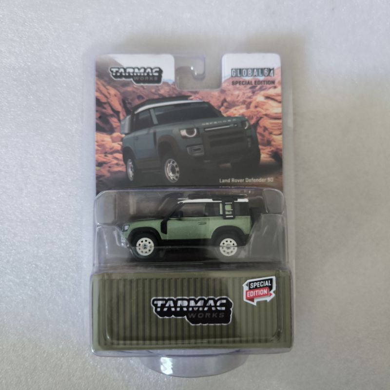 Tarmac WORKS LAND ROVER DEFENDER 90 GREEN METALLIC SPECIAL EDITION ...
